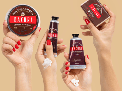 Linha Bacuri: Hidratantes, Esfoliante e mais | L'Occitane au Brésil