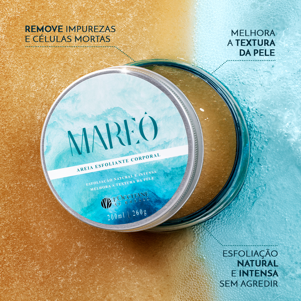 Areia Esfoliante Corporal Mareô 200ml | L'Occitane au Brésil