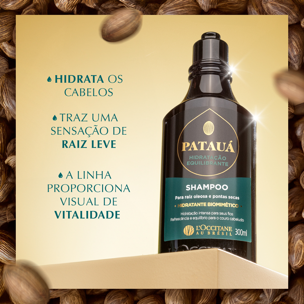 Shampoo Hidratação Equilibrante Patauá 300ml | L'Occitane au Brésil